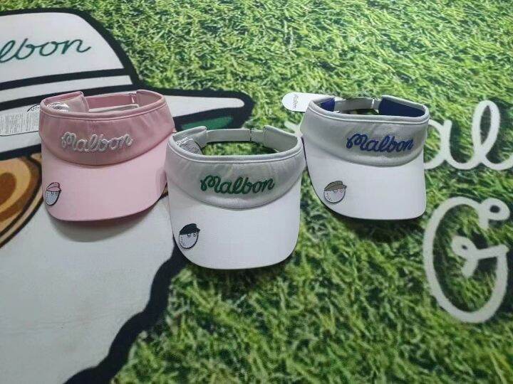 years new golf ladies hat white sun visor GOLF empty top hat girls ...