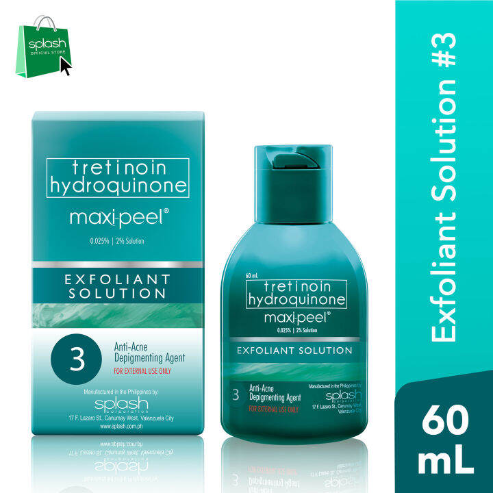 Maxi-Peel Exfoliant Solution No. 3 Anti-Acne Scar Remover Pimple ...