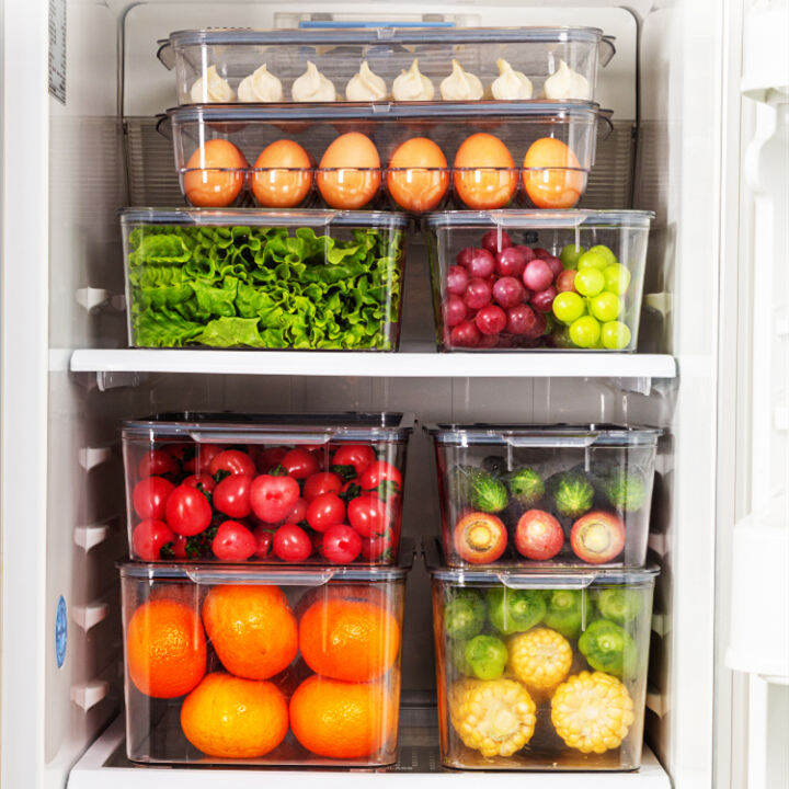 Fridge Organizer Storage Box Refrigerator Storage Box Fridge Storage ...