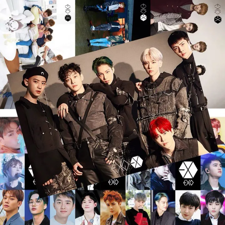 KPOP EXO posters// 8pcs in one pack | Lazada PH