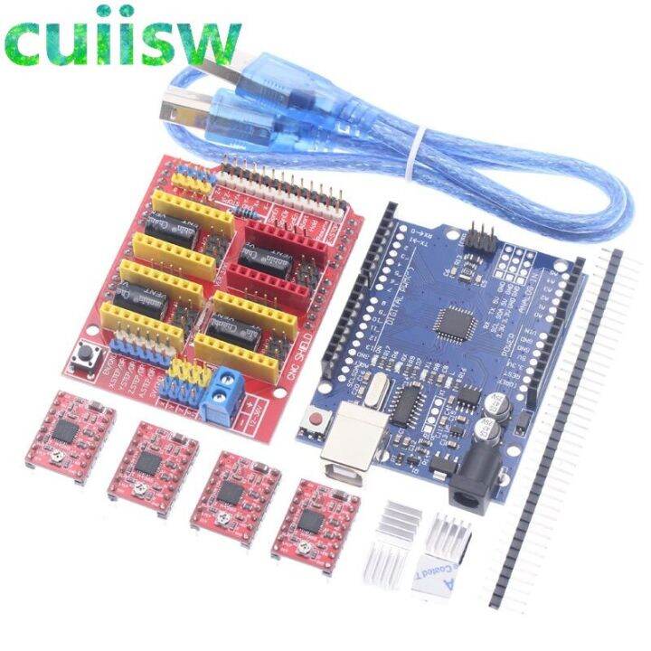 V3.0 Engraver CNC Shield V3+Board+A4988 Stepper Motor Drivers For UNO ...