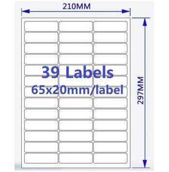 A4 Size Pre Cut White Printing Sticker Label White Label Address Label ...