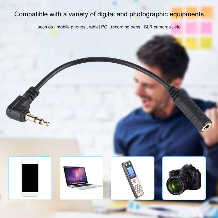 4 Pole to 3 Pole Audio Microphone USB MIC Converter Link Adapter ...