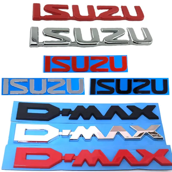 Original ABS ISUZU D-MAX DMAX Letter Logo 3D Car Stickers and Decals ...