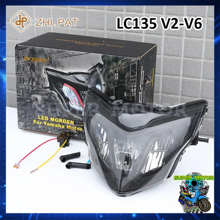 ZHIPAT SMOKE LED HEAD LAMP NEW VERSION LC135 V2-V6 | Lazada
