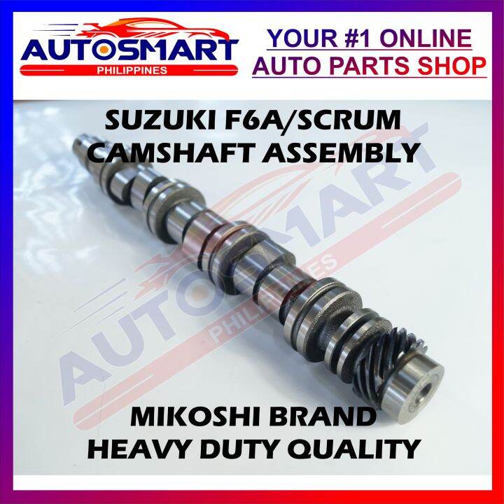 SUZUKI MULTICAB CAMSHAFT ASSEMLY F6A/SCRUM MIKOSHI BRAND HEAVY DUTY ...