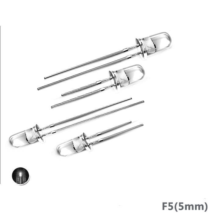 ULTRA BRIGHT 5mm White LEDs LED 6000mcd 6000 mcd | Lazada PH