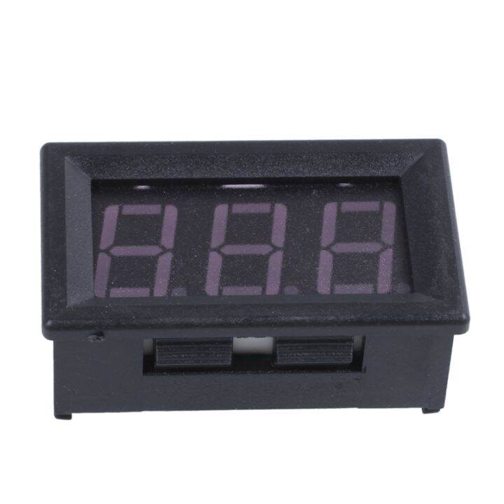 DC 0-99.9V 3 Wire LED Digital Display Panel Volt Meter Voltage ...