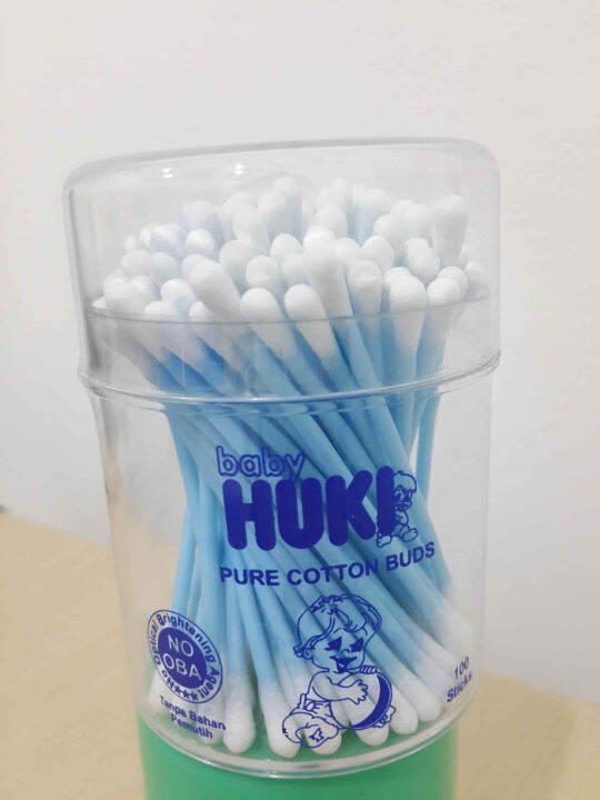 Cotton Bud Huki pot isi 100 #012 | Lazada Indonesia