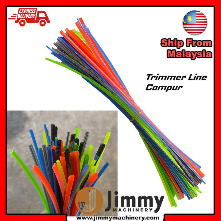 Mixed BRUSH CUTTER Trimmer Line Tali Tangsi Cable Tie Mesin Rumput ...
