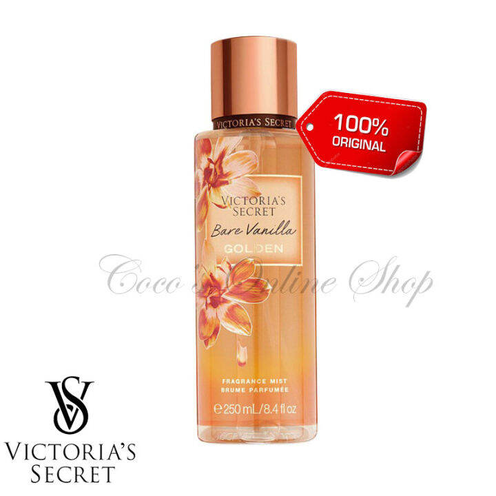 Original Victoria's Secret Bare Vanilla Golden Fragrance Mist - 250mL ...