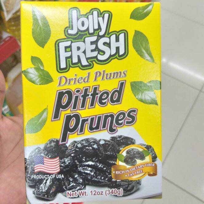 JOLLY FRESH PITTED PRUNES (340g.) RICH IN DIETARY FIBER. FOR HEALTHY ...
