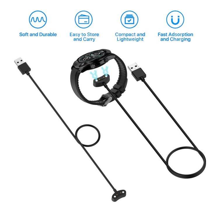 ชาร์จ USB แบบรวดเร็วสำหรับ Ticwatch Pro 3 Pro3 LTE GPS ที่ชาร์จนาฬิกา ...