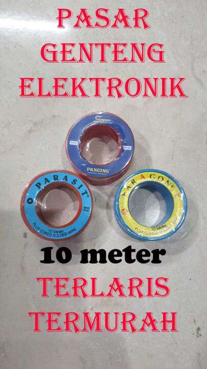 timah solder paragon 10mtr 10m meter merk timah paragon dan timah ...