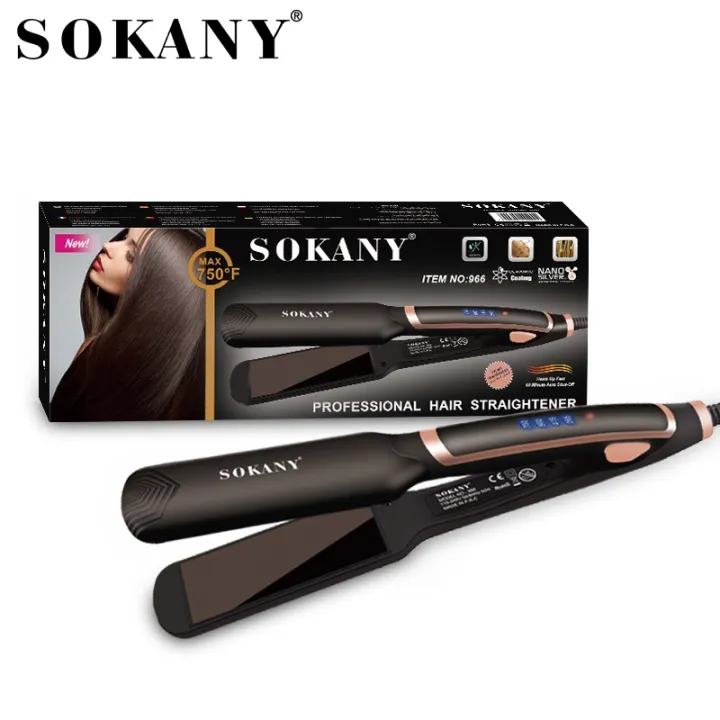 Philippine spot Sokany Hair Iron Hair Straightener SK966 | Lazada PH