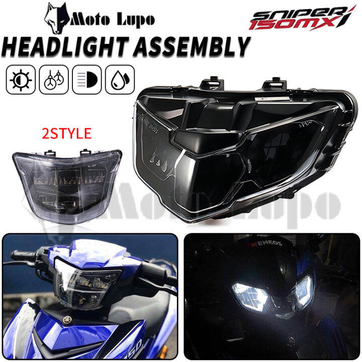 Moto Lupo Motorcycle Sniper 150 V1/V2 Led Headlight With High And Low ...