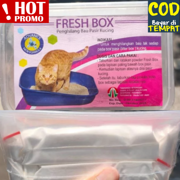Fresh Box Penghilang Bau Tak Sedap Pada Box Pasir Kucing Bau Pesing Bau ...
