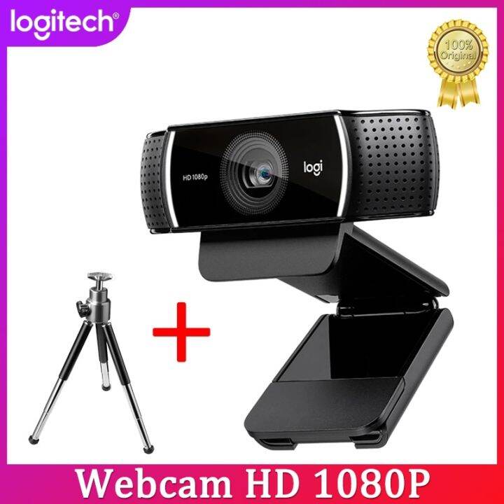 Logitech Pro C922 Autofocus Built-In Stream Webcam 1080P HD Camera For ...