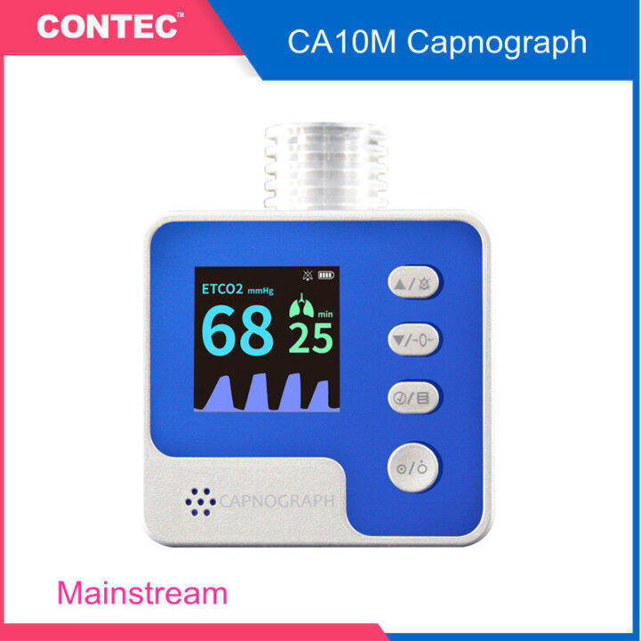 CONTEC CA10M Mainstream ETCO2 Capnograph Respiration Rate End-tidal CO2 ...