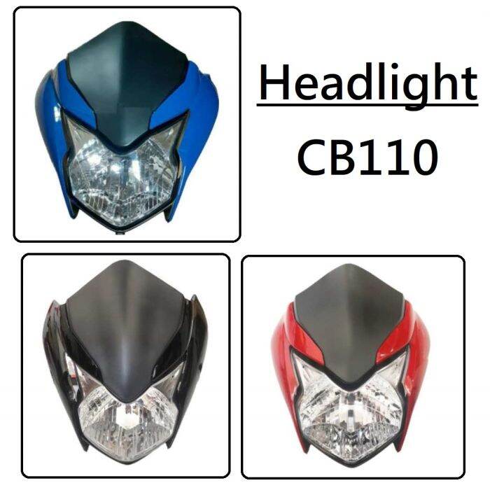 Motorcycle Headlight Assy CB110 | Lazada PH