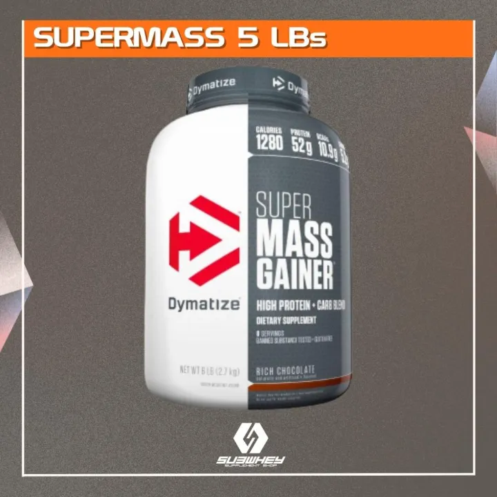 SUPER MASS GAINER 6ปอนด์ สร้างกล้ามเนื้อเพิ่มน้ำหนัก | Lazada.co.th