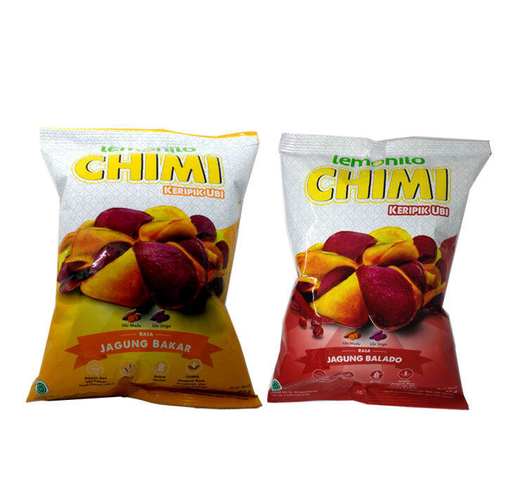 Lemonilo Chimi Keripik Ubi Cemilan Sehat 40Gram | Lazada Indonesia