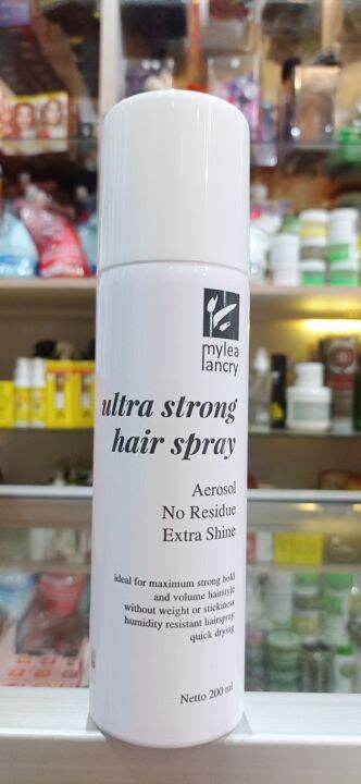 mylea lancry ultra strong hair spray 200ml | Lazada Indonesia