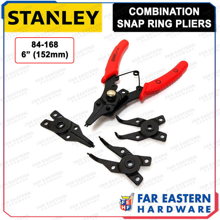 STANLEY Combination Snap Ring Circlip Pliers 6" 84-168 STHT | Lazada PH