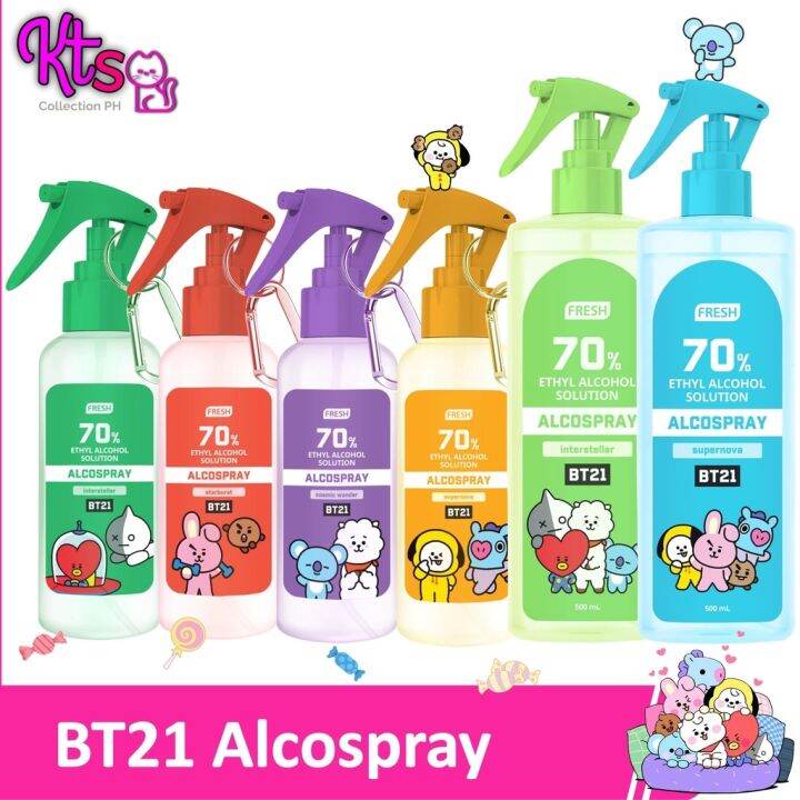 FRESH BT21 70 ETHYL ALCOSPRAY Alcohol | Lazada PH