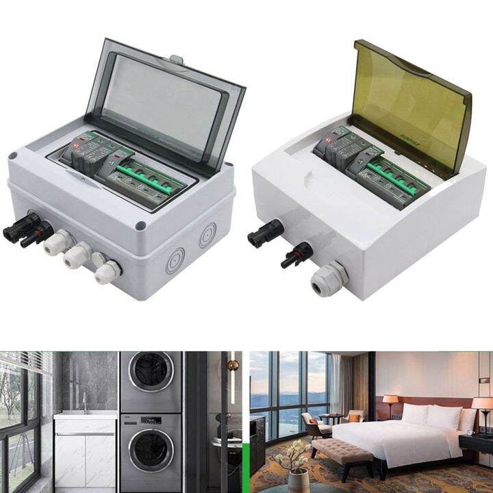 1-In-1-out 1000V PV Combiner Box Solar Surge Protection DC Distribution ...