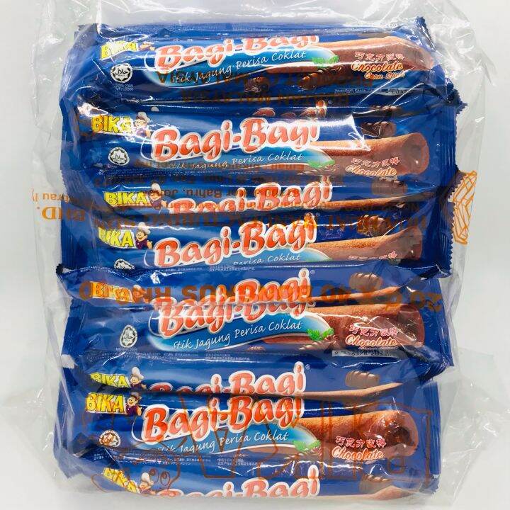 Bika Bagi Bagi Chocolate Corn Stick 巧克力波棒 10g X 40packets Lazada