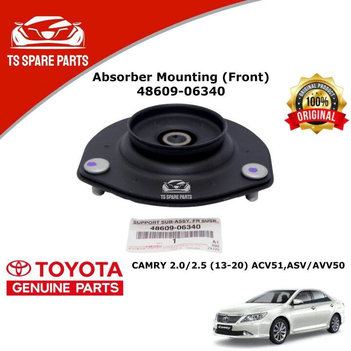 Toyota Absorber Mounting (Front) 48609-06340 Camry ACV51,ASV50,AVV50 ...