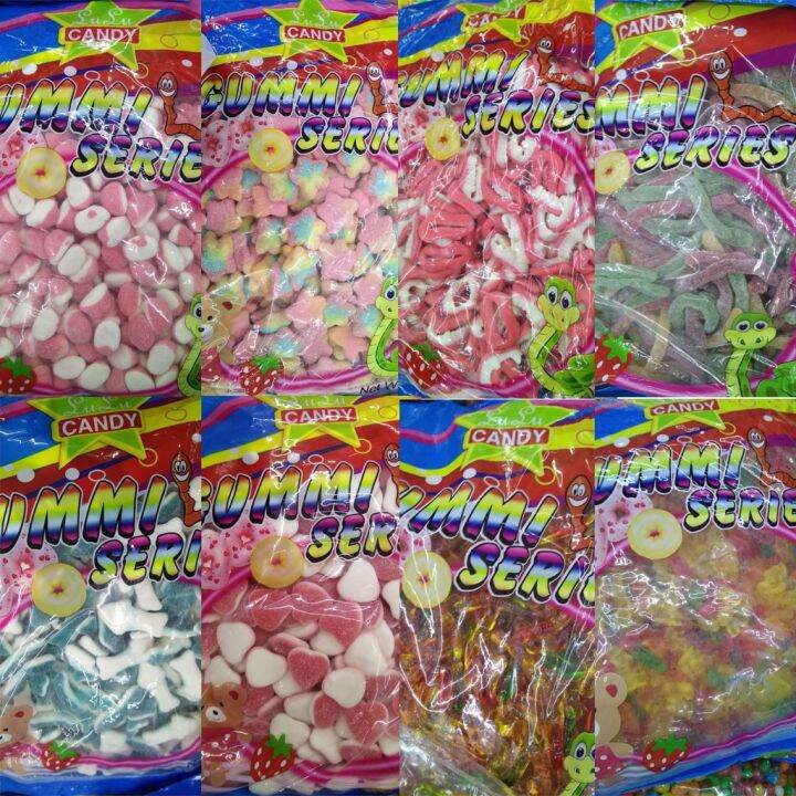 GUMMY Candies 100g - Gummy Bear, Snake, Worm, Dolphin, Donut 100g ...