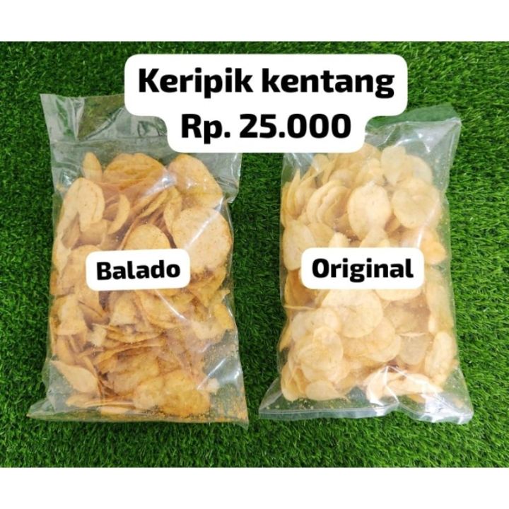 Snack - Keripik Kentang Original // Balado | Lazada Indonesia