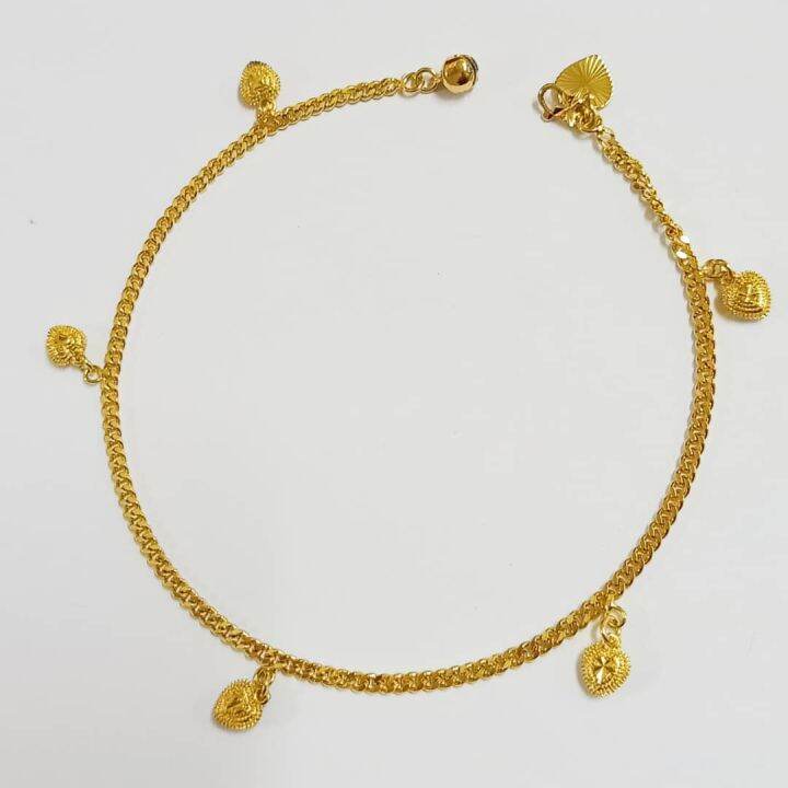 Rantai Kaki 24K Gold Plated | Lazada