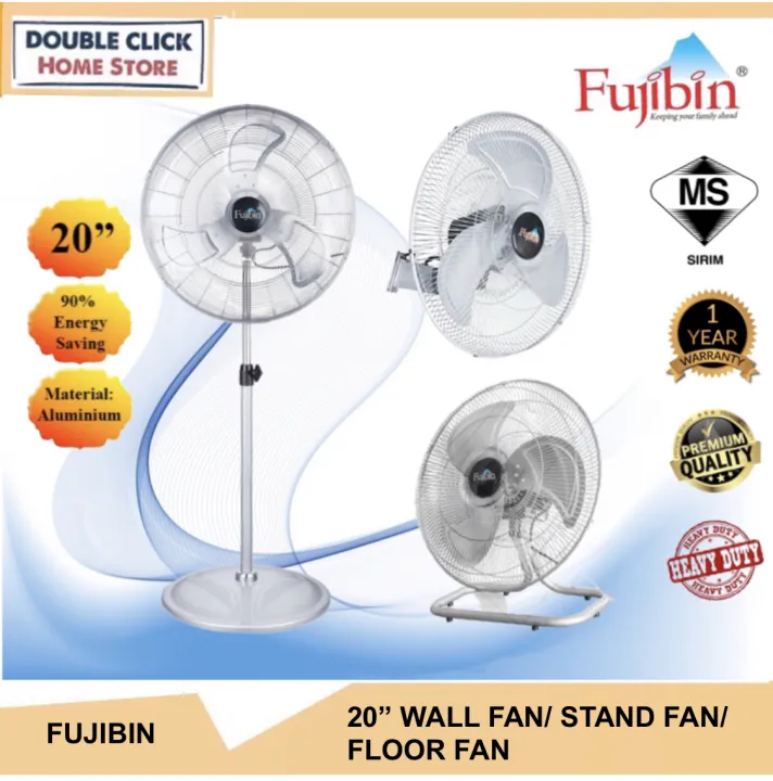 Fujibin FBW20 / FBS20 / FBP20 High Power 20" Industrial Wall Fan Stand ...