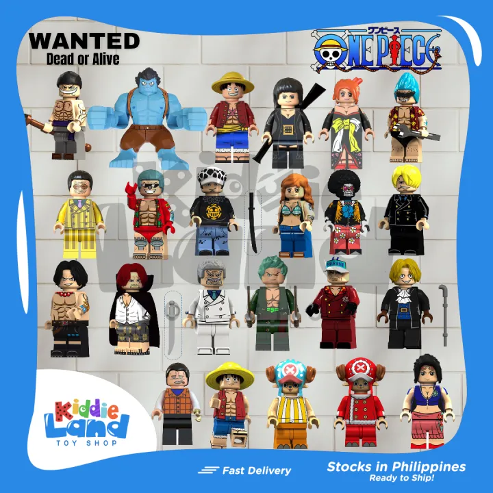 Original One Piece Lego Kids Toys Blocks Play Pretend Toddlers building ...