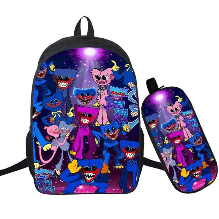 Poppy Playtime Backpack 2pcsset Children School Bags Teenagers Boys ...