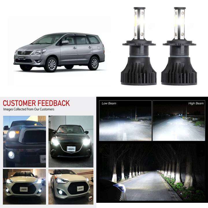 สำหรับโตโยต้ารุ่นอินโนวา2005-2011 2012 (ไฟฉายคาดศีรษะ) ไฟ LED LAI ...