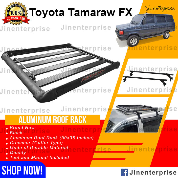 Toyota Tamaraw FX 50x38 AERORACK Car Aluminum Universal Car Roof Rack ...