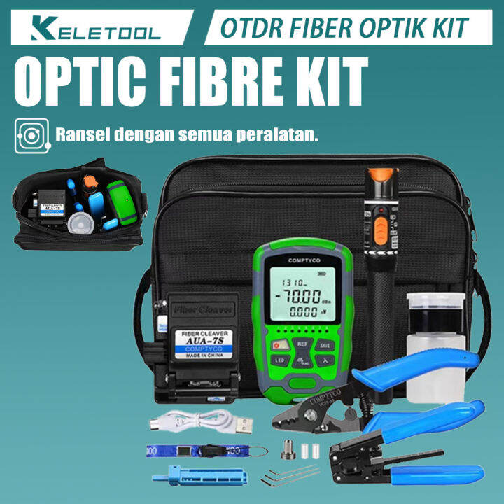 Keletool AUA-MC7 Alat tester kabel optical Fiber Optik tool kit Alat ...
