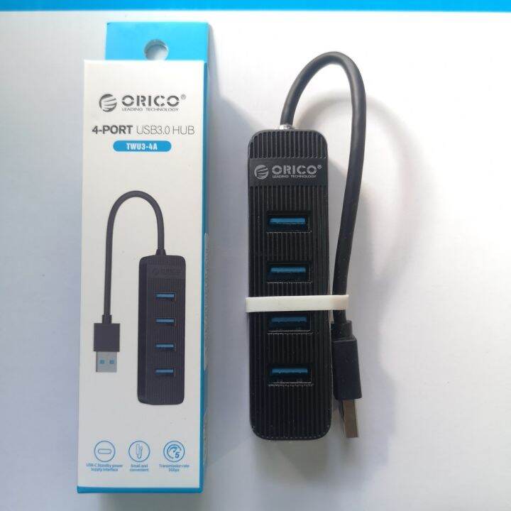 Orico Elegant Glossy Black Twu3 4a 4port Usb 3 0 Hub Lazada Ph