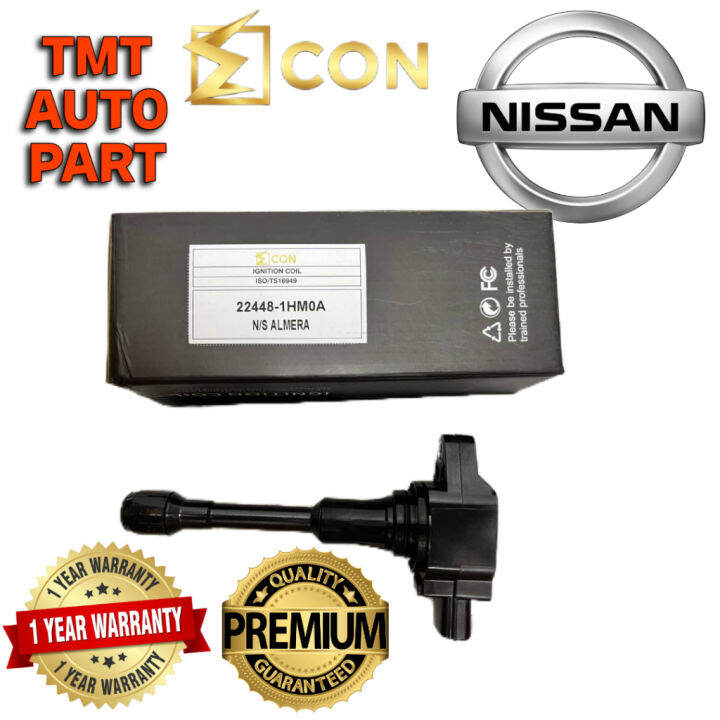 ECON (1 YEAR WARRANTY) IGNITION PLUG COIL NISSAN ALMERA N17 1.5cc ...
