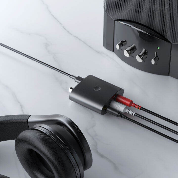 BlueLink 2-in-1 bluetooth Audio Adapter for Speakers Computers and TVs ...