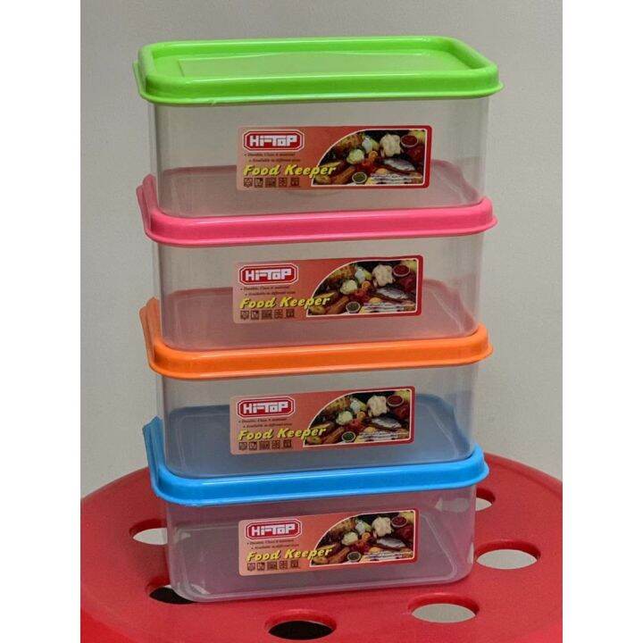 136 HITOP Food Keeper Assorted 500ml 4pcs Per Set | Lazada PH