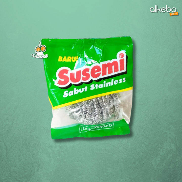 Sabut kawat sikat cuci piring susemi tapas stainless spons kawat ...