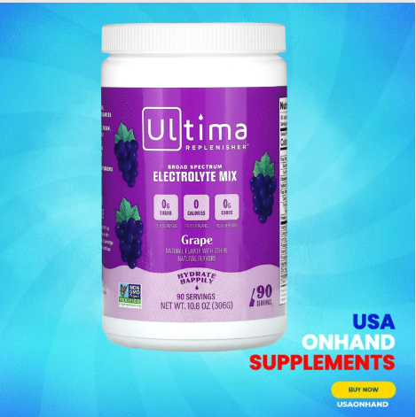 Ultima Replenisher, Electrolyte Drink Mix, Grape, 10.8 oz (306 g ...