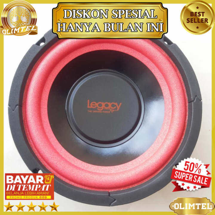 SPEAKER 6 INCH SUBWOOFER LEGACY LG-696 100 WATT DOUBLE COILOLIMTEL ...