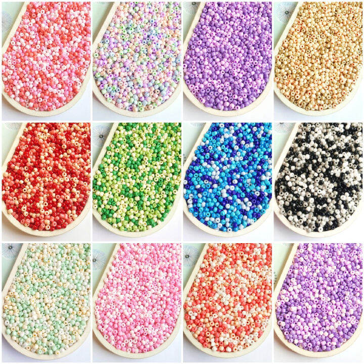 Manik Manik Lucu Korea Payet Pasir Kecil Bening 3,6 mm Manik2 Mote ...