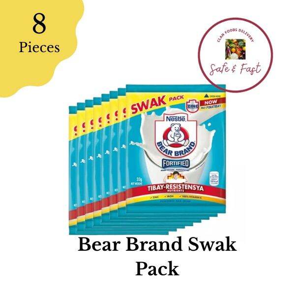 #27 Bear Brand Fortified Powder 8pcs 16pcs | 33G | Lazada PH